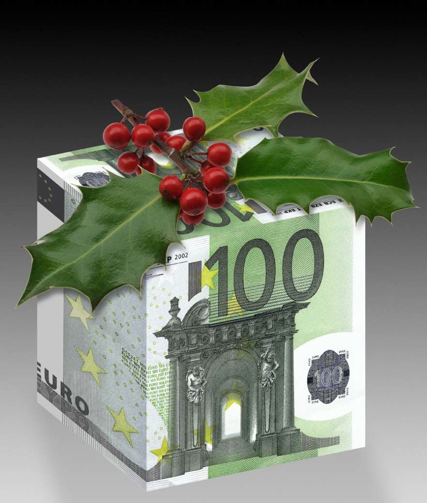 The Christmas money tree