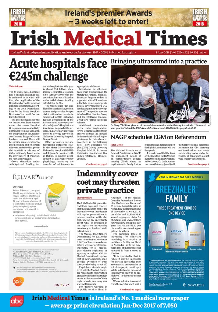 8 June 2018 - Irish Medical Times