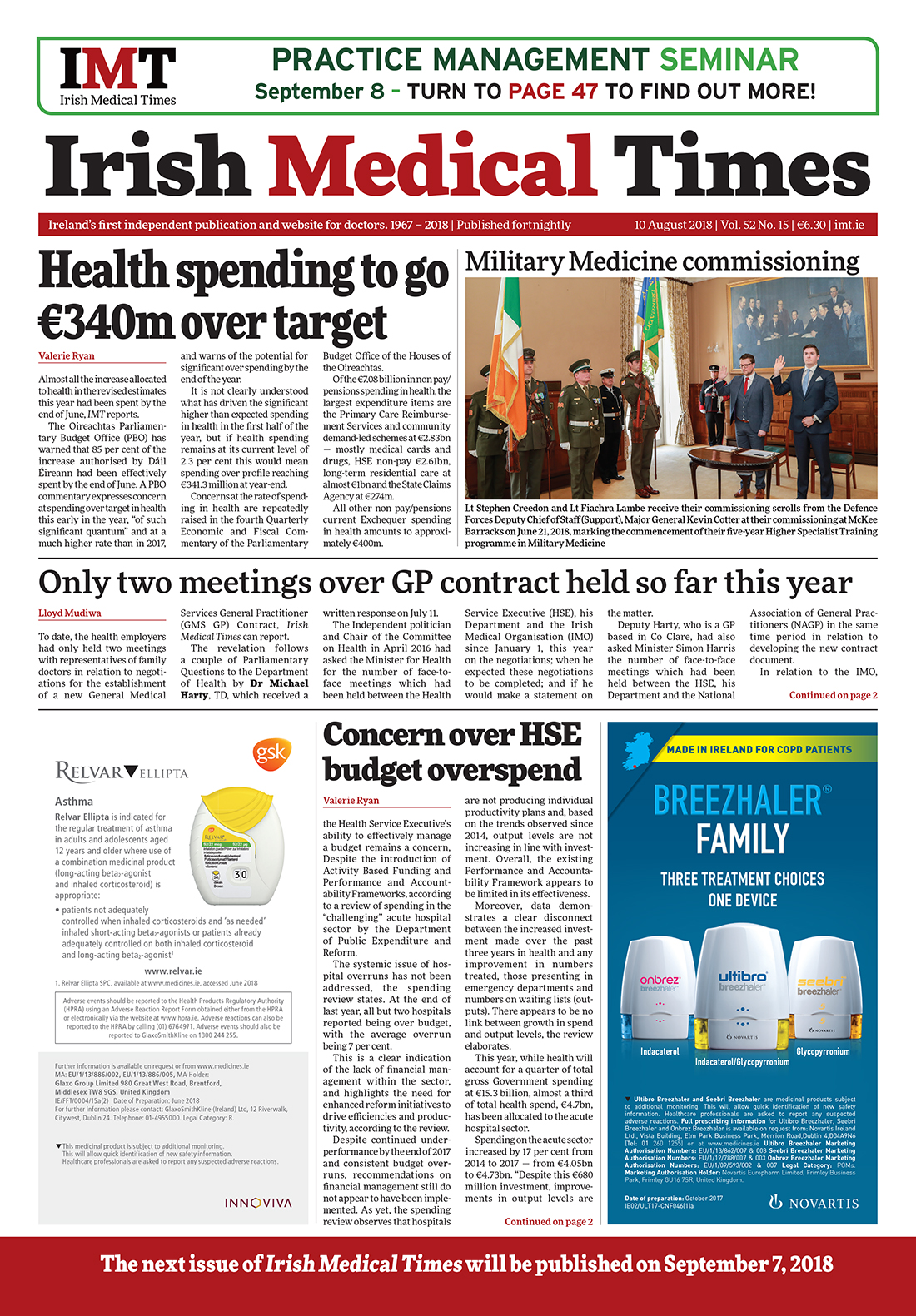 10 August 2018 - Irish Medical Times