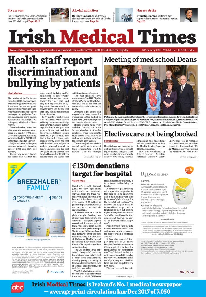 8 February 2019 - Irish Medical Times