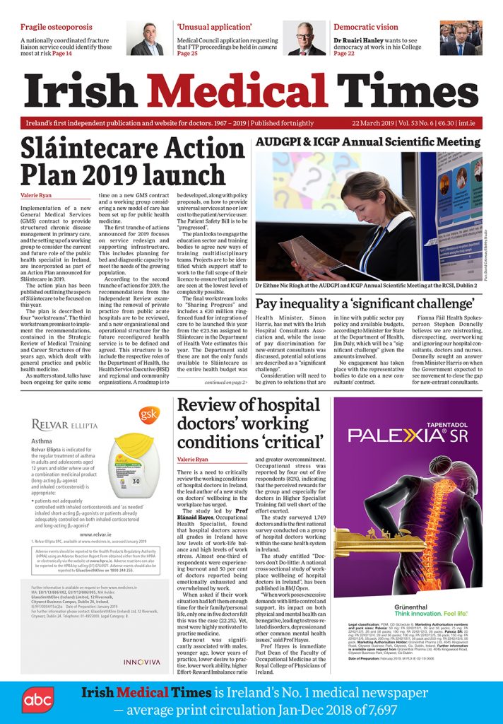 22 March 2019 - Irish Medical Times