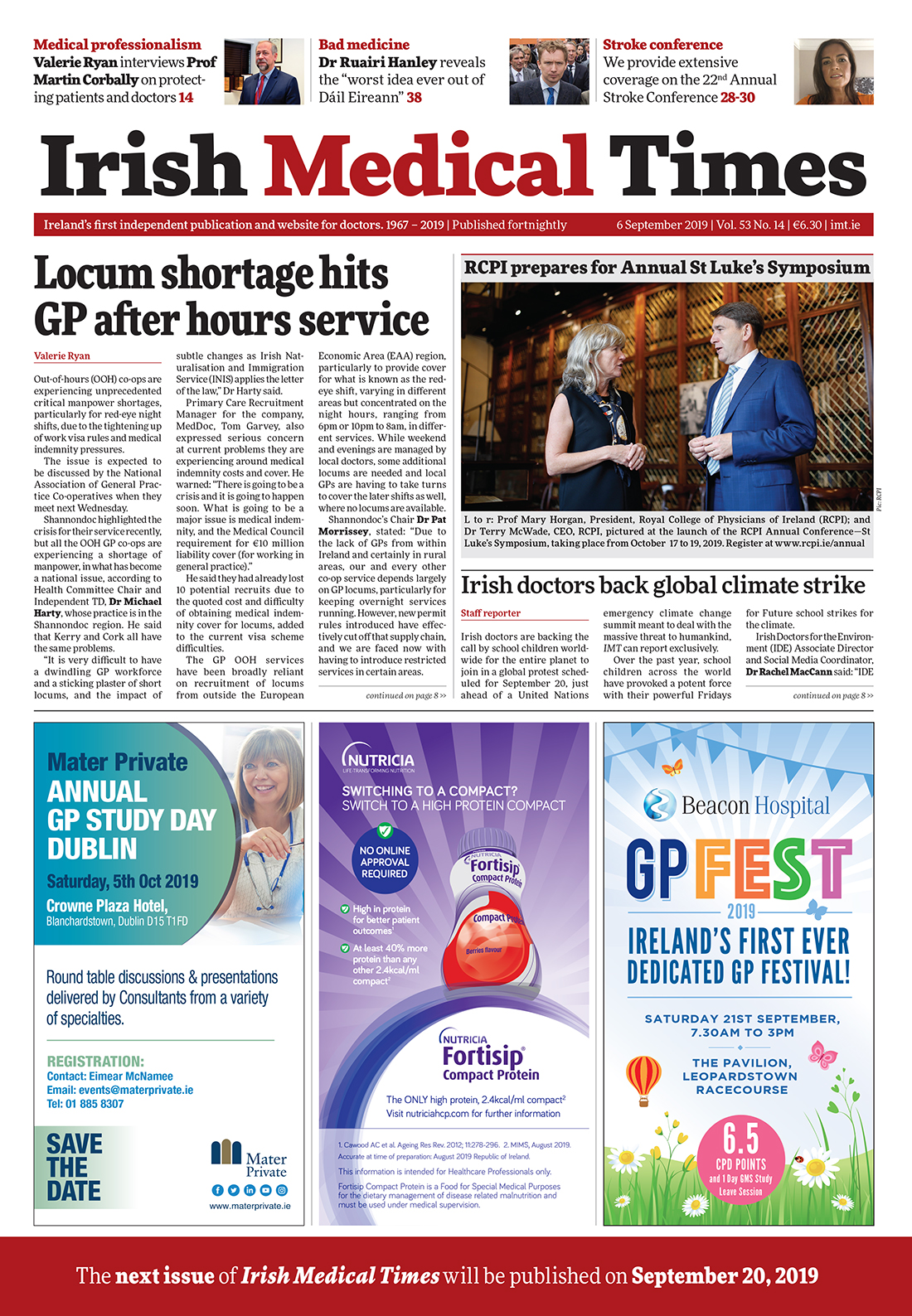 6 September 2019 - Irish Medical Times