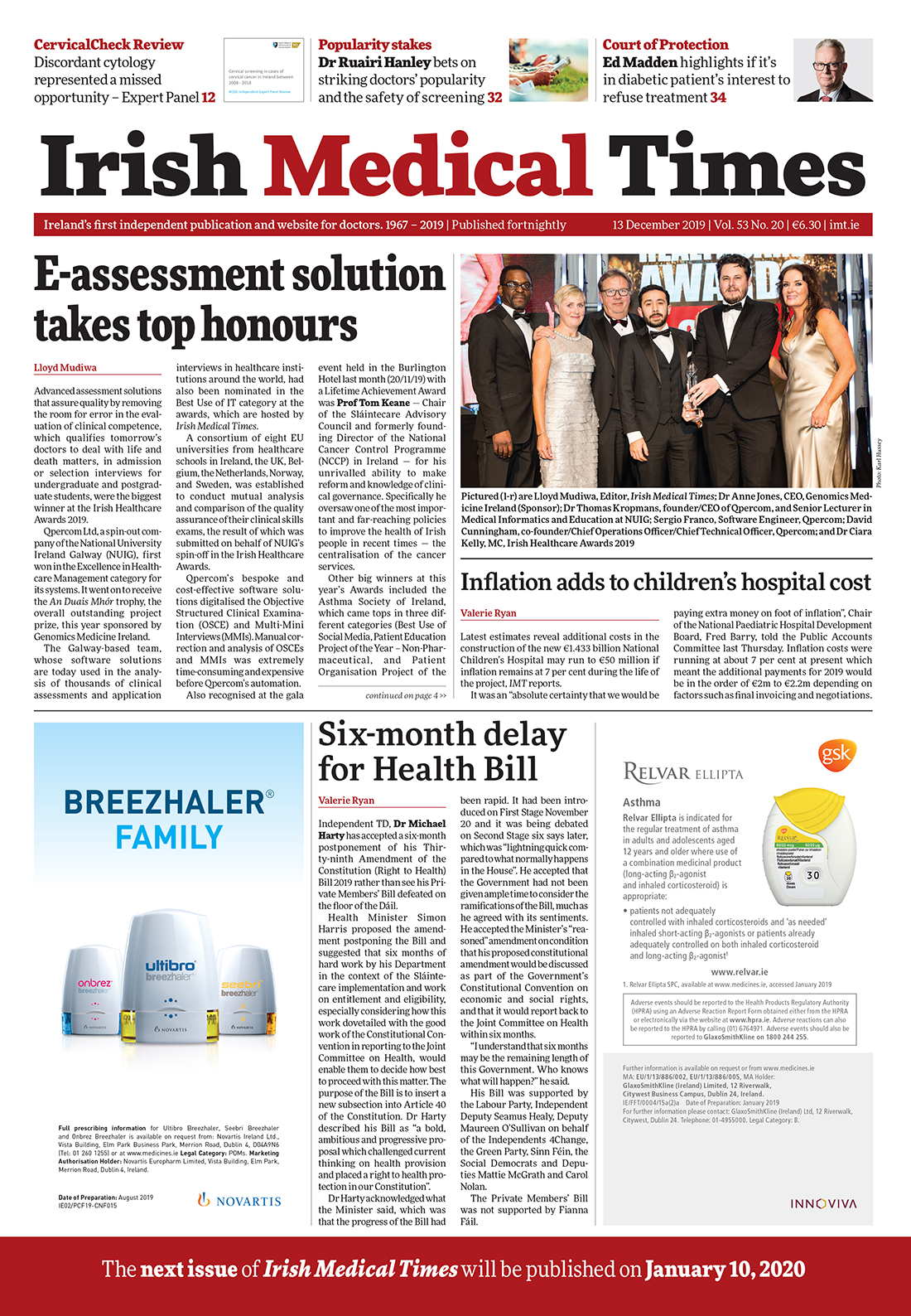13 December 2019 - Irish Medical Times