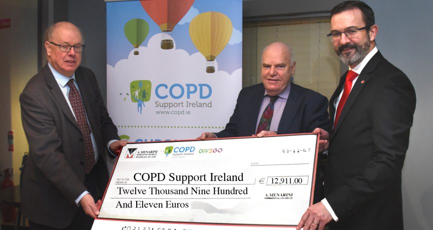 COPD Charity Cycle raises over €12,900