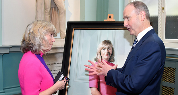 Photos: Prof Mary Horgan portrait launch
