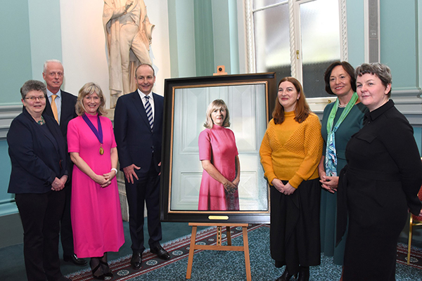 Photos: Prof Mary Horgan portrait launch