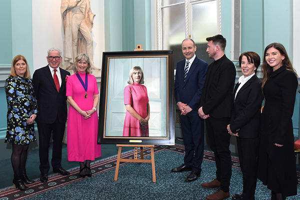 Photos: Prof Mary Horgan portrait launch