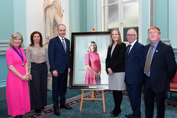 Photos: Prof Mary Horgan portrait launch