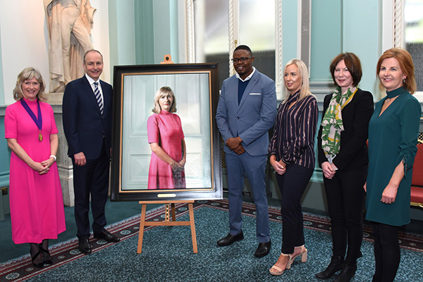 Photos: Prof Mary Horgan portrait launch