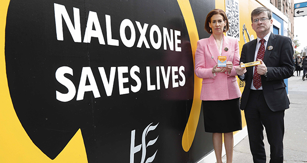 HSE launches street art that teaches the public about Naloxone use HSE launches street art that teaches the public about Naloxone use