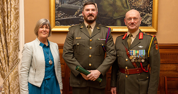 Irish Defence Forces celebrates first graduate of military medicine
