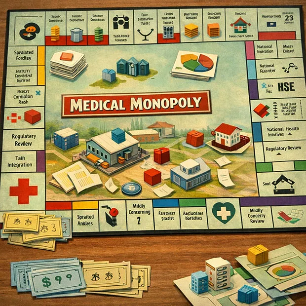 Medical Monopoly: Or how I accidentally became Head of the HSE